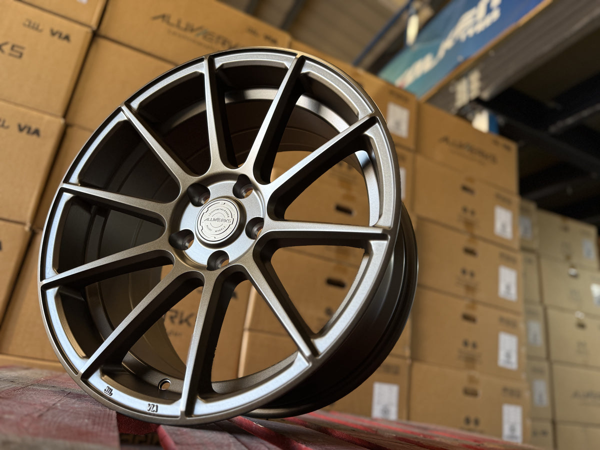 18" Aluwerks Turismo wheels Magneto Bronze fits Audi BMW Mercedes VW F ...