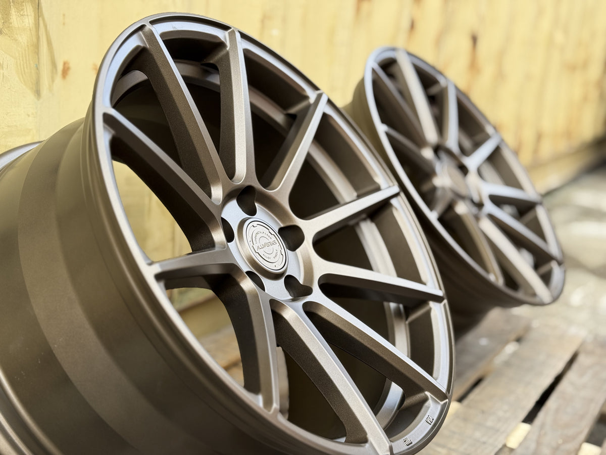 18" Aluwerks Turismo wheels Magneto Bronze fits Audi BMW Mercedes VW F ...