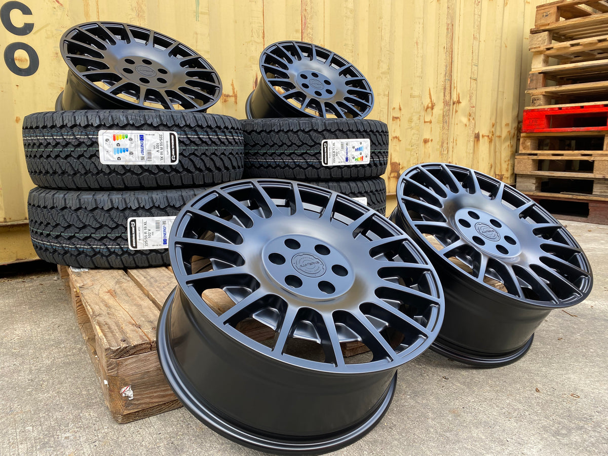 18" Aluwerks RST NEW Transit MK9-2024 style wheels Black 6x120 fits Tr ...