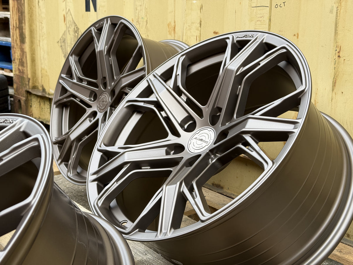 19" Aluwerks XT4 wheels Magneto Bronze fits Audi BMW Mercedes VW Ford ...