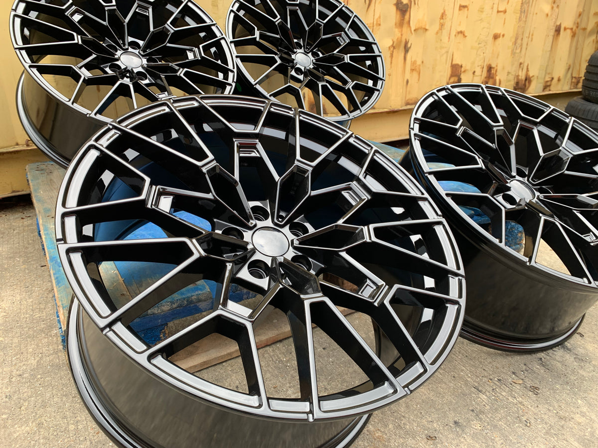 20" 827M G80 CS Sport Style Alloy Wheels Black G series BMW 3 4 5 Seri ...