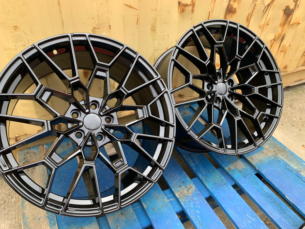 20" 827M G80 CS Sport Style Alloy Wheels Black G series BMW 3 4 5 Seri ...